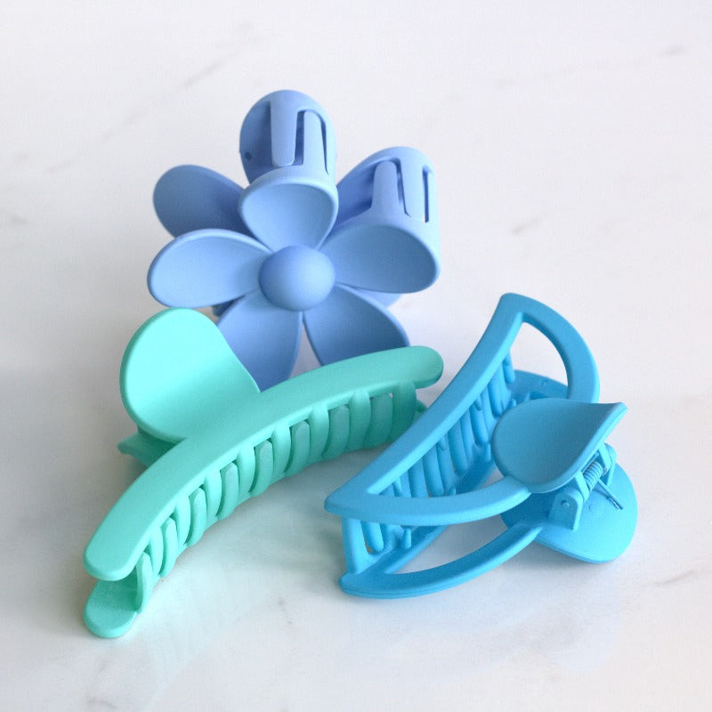 Mix & Match Blue Hair Claws – Colorful Clothing Boutique